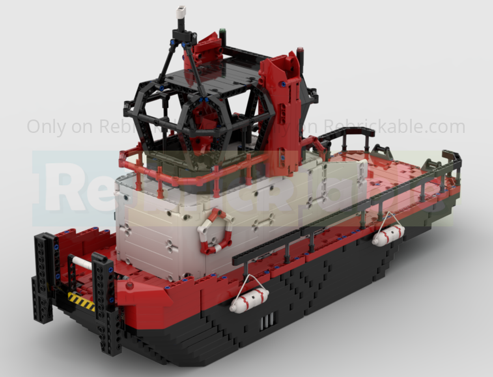 LEGO MOC Harbour Tug FLL "Cargo Connect" by TECHNICer83 | Rebrickable ...
