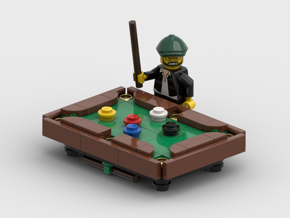 LEGO MOC Pool Table by BrickHappens | Rebrickable - Build with LEGO