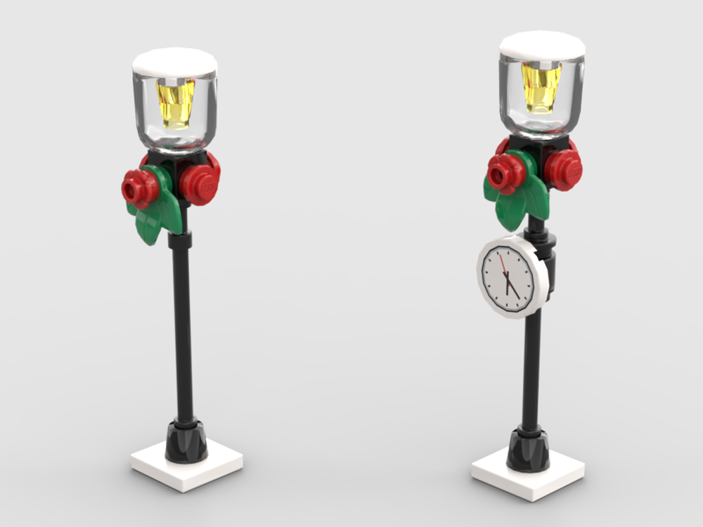 LEGO MOC Winter Village street lamps by Prodbrick | Rebrickable - Build ...