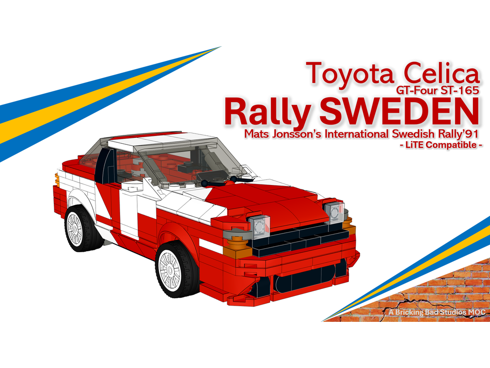 LEGO MOC Toyota Celica GT-Four'91 (4th Gen/ST-165)/Rally SWEDEN'91/'ICE ...
