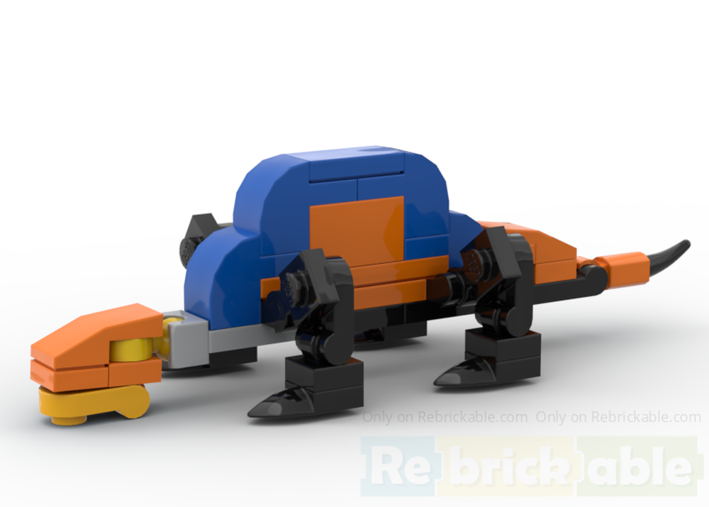 LEGO MOC Dimetrodon by RapidCheetah | Rebrickable - Build with LEGO