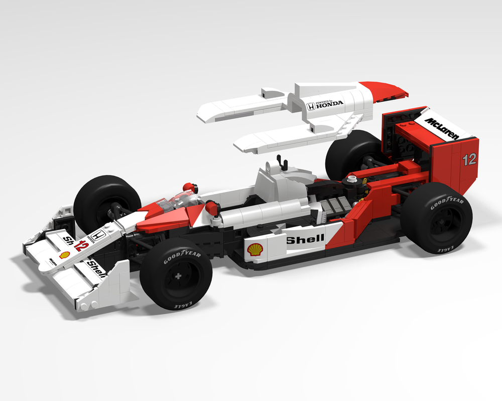 LEGO MOC-212650 Mclaren MP4/4 10330 Icons super-mod by prototyp ...