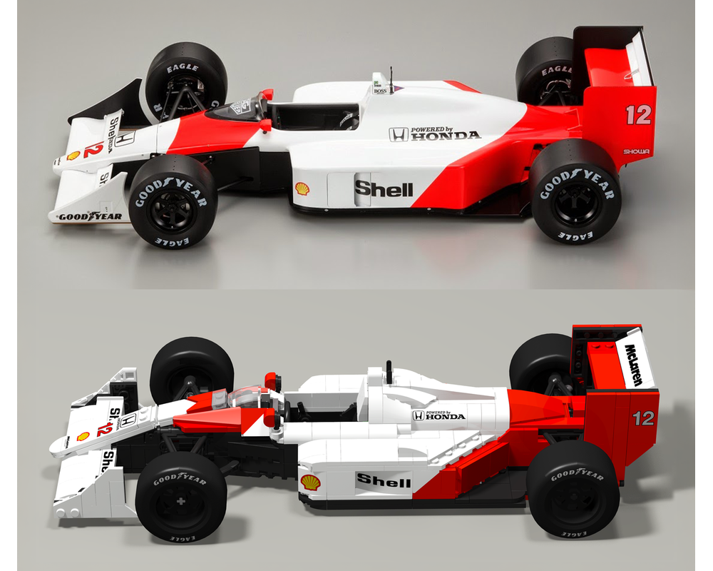 LEGO MOC Mclaren MP4/4 10330 Icons super-mod by prototyp | Rebrickable ...