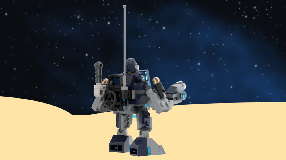 LEGO MOC Asteroid Miners: Space Suit Mech by watson.lego | Rebrickable ...