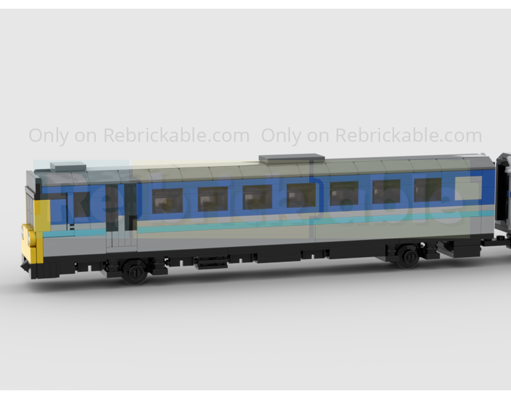 LEGO MOC 4-Wide BR Class 142 'Pacer' DMU Railbus Train In Regional ...