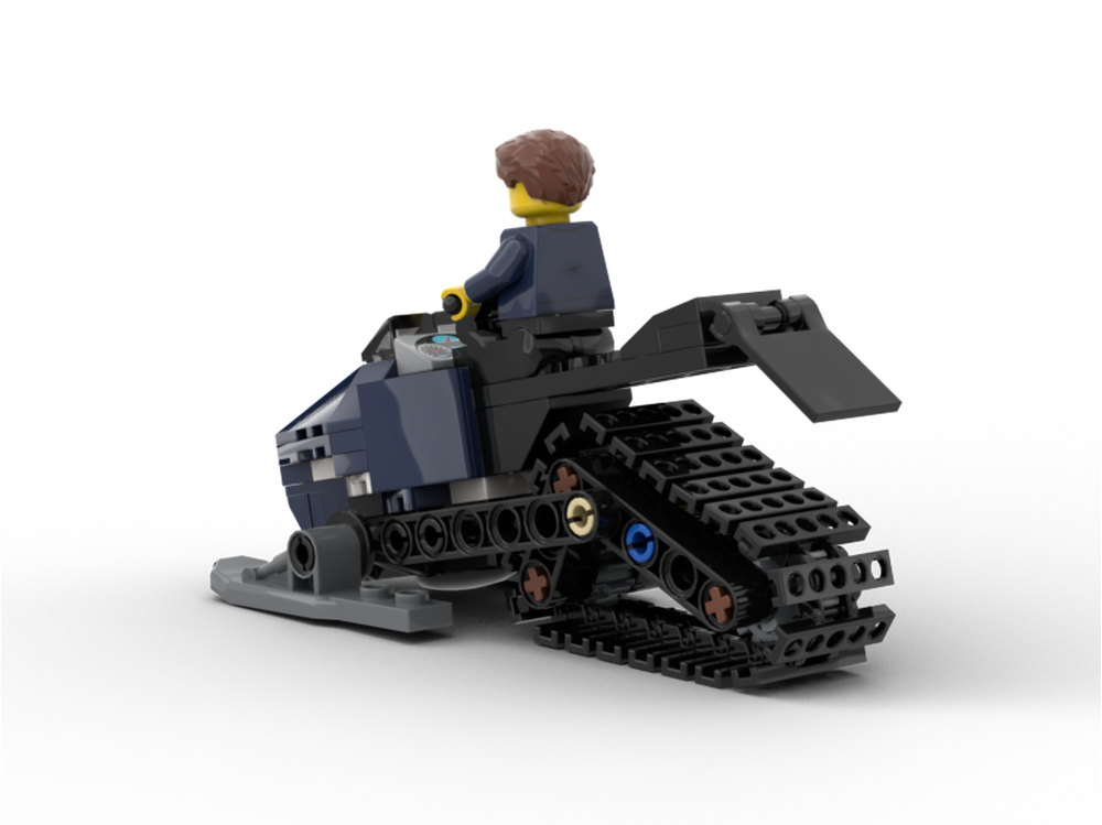 Lego Moc Snowmobile By Cubricks Rebrickable Build With Lego