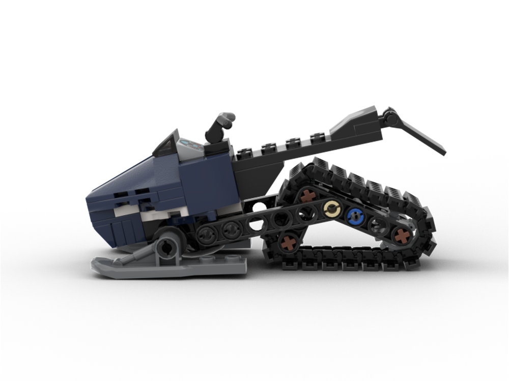 Lego Moc Snowmobile By Cubricks Rebrickable Build With Lego