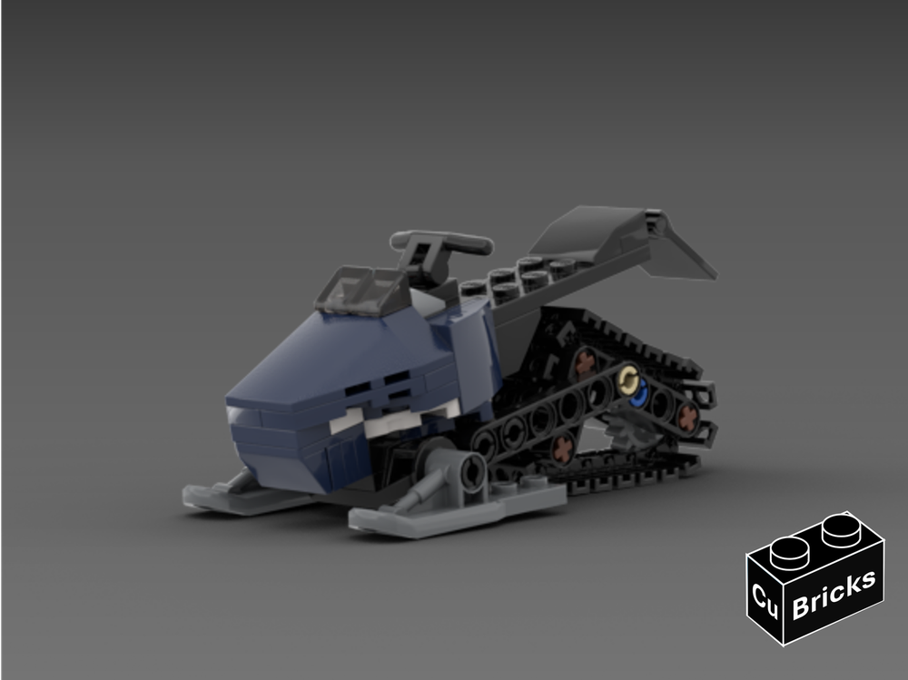 Lego Moc Snowmobile By Cubricks Rebrickable Build With Lego