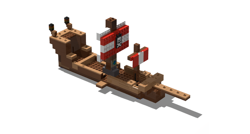 Lego Moc Longship By Breezebricks Rebrickable Build With Lego