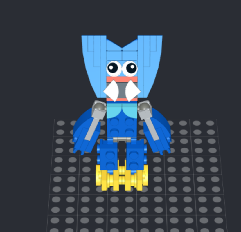 LEGO MOC Huggy Wuggy by CSbrick | Rebrickable - Build with LEGO