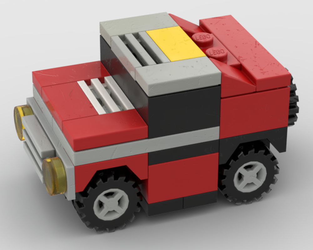 LEGO MOC A Rather Simple 4 Wide Car by Ropster78 | Rebrickable - Build ...