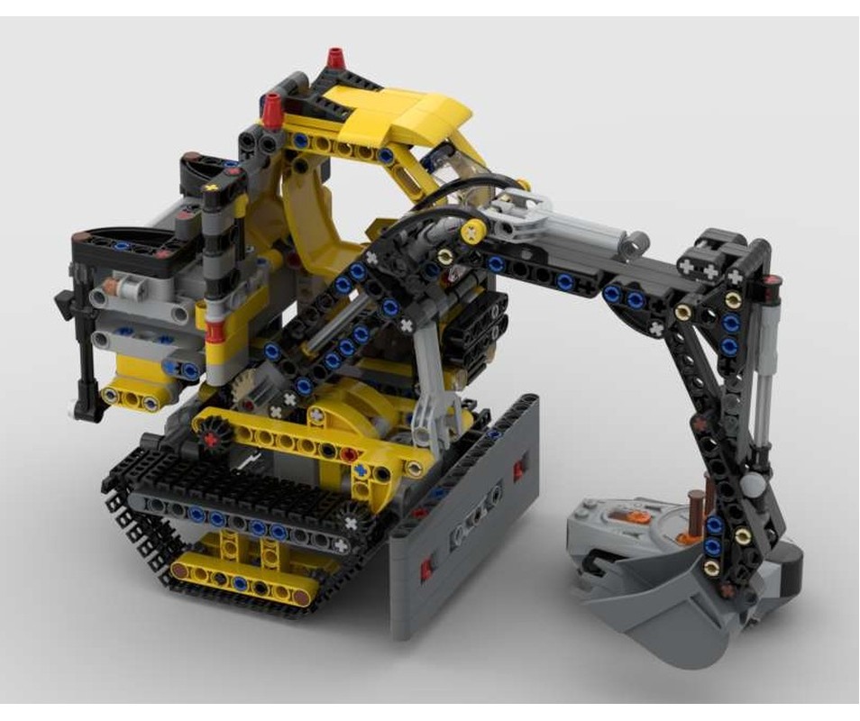 LEGO MOC Excavator Motorized 42121 Modifications by ErikGS ...