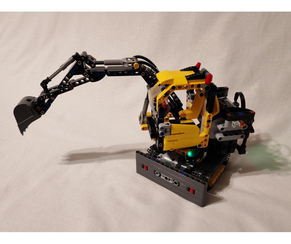 LEGO MOC Excavator Motorized 42121 Modifications by ErikGS ...