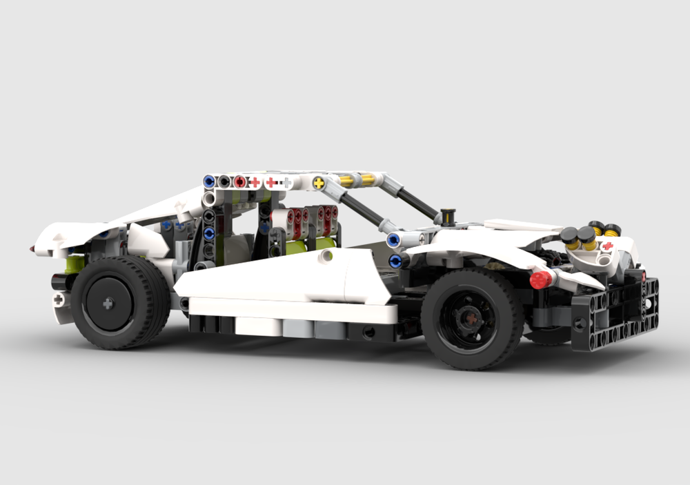 LEGO MOC FWD Car by Raptor9889 | Rebrickable - Build with LEGO