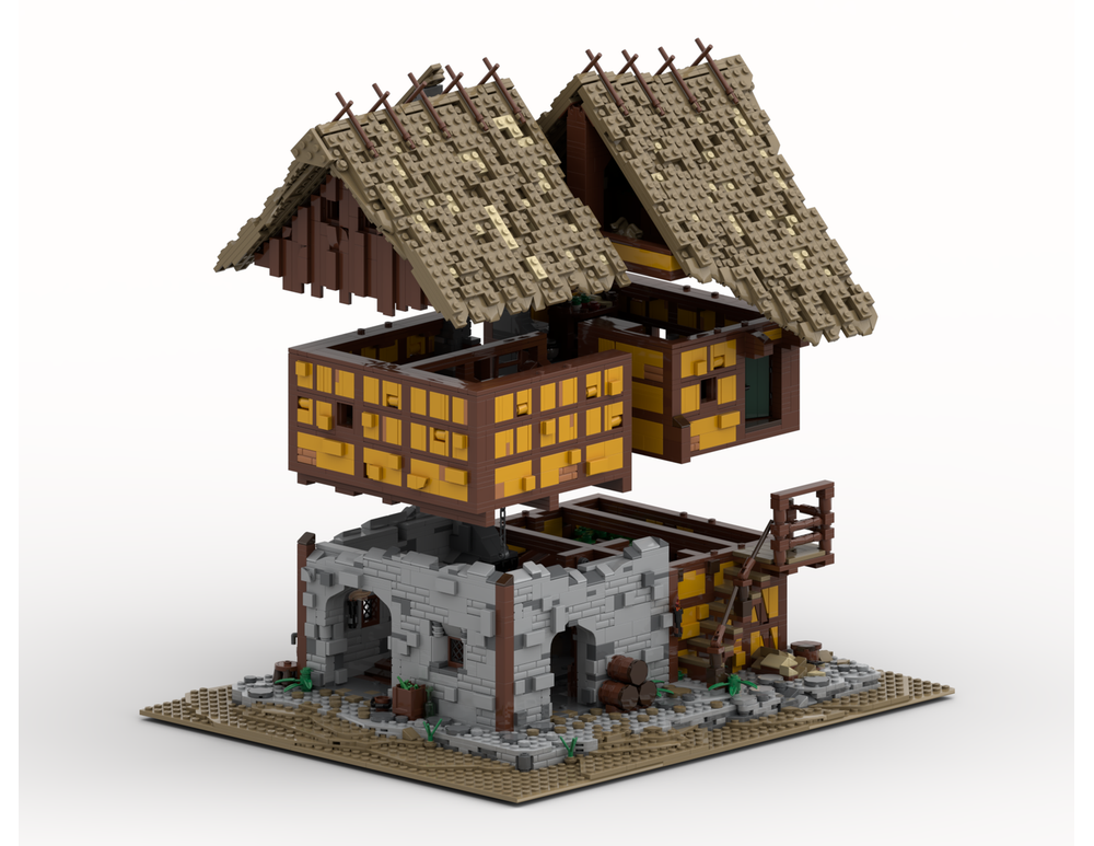 LEGO MOC Mittelalterliche Brauerei Taylorsgreen (Medieval brewery ...