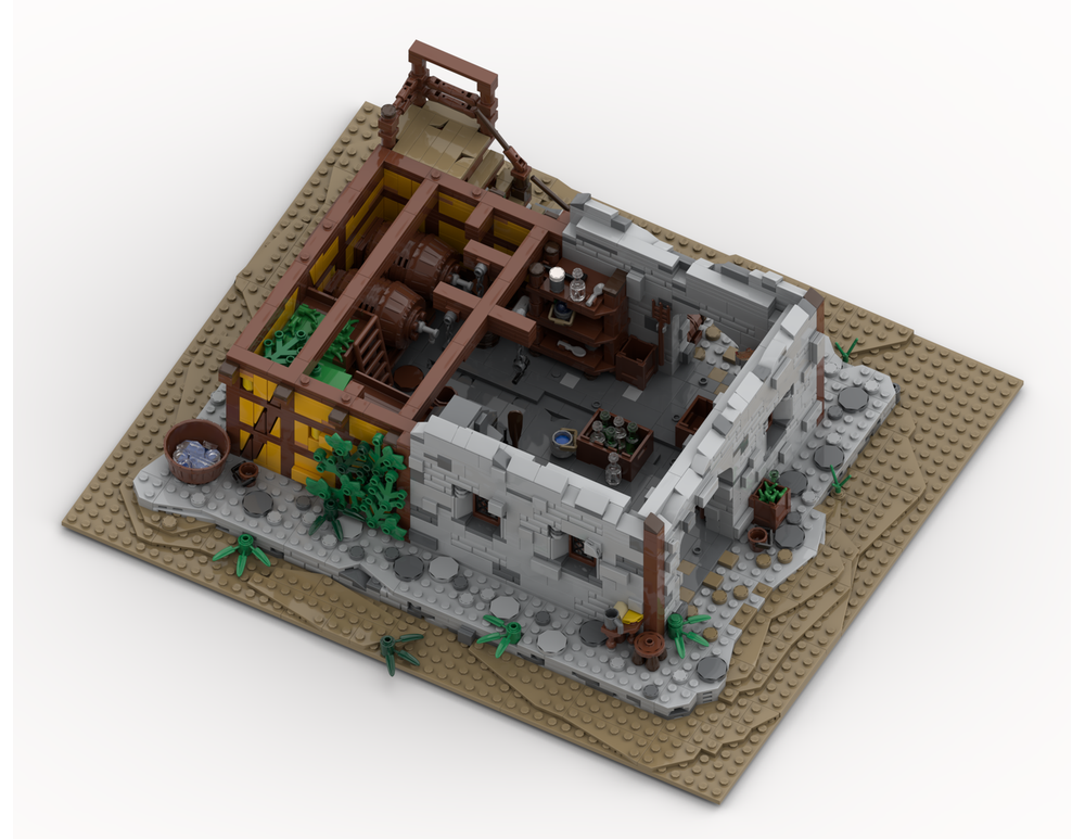 LEGO MOC Mittelalterliche Brauerei Taylorsgreen (Medieval brewery ...