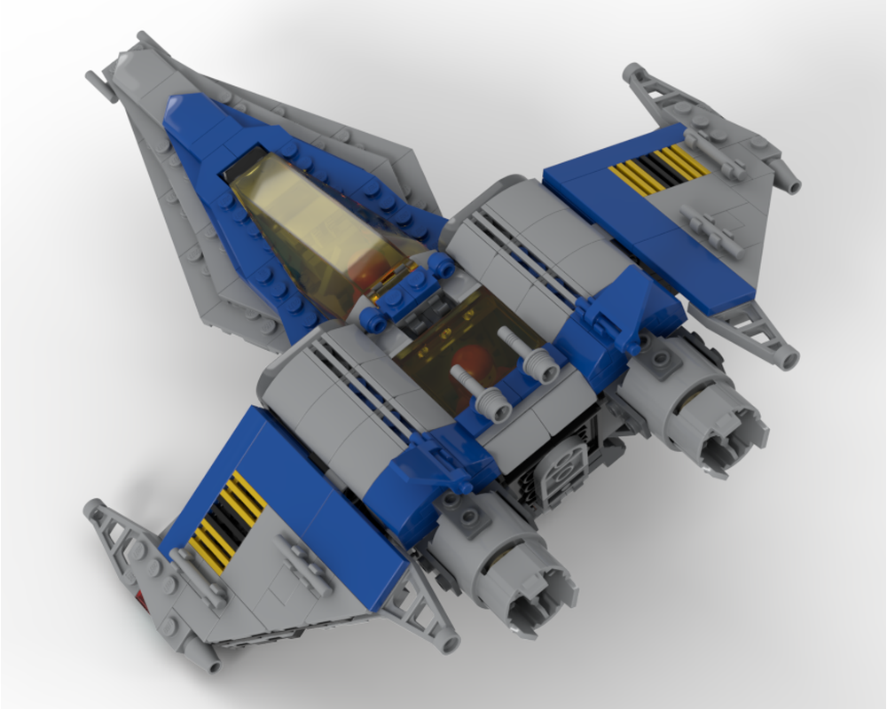 LEGO MOC-212748 Classic Space Jet by Double_U_Bricks | Rebrickable ...