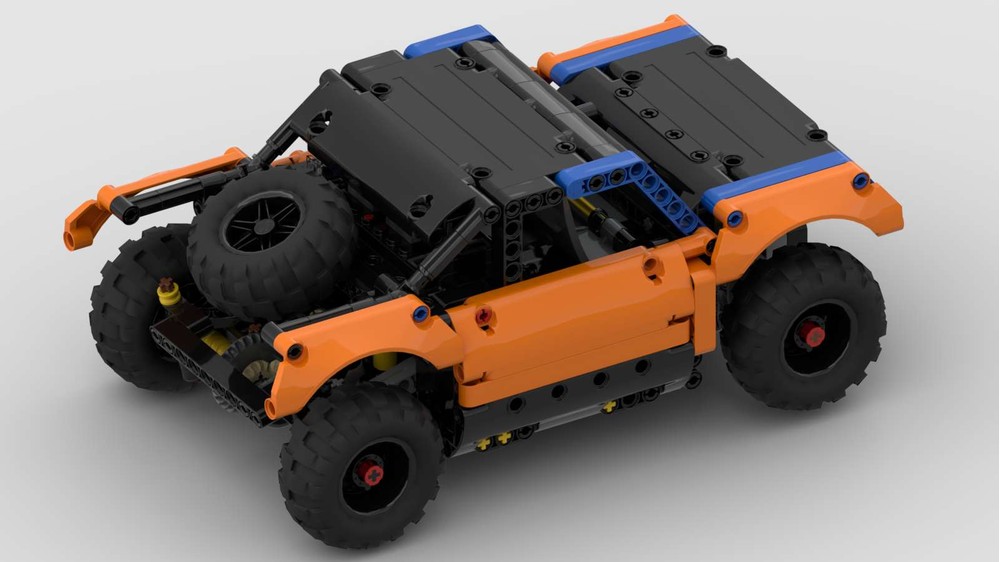 LEGO MOC Mini Trophy Truck by N1K0L4 | Rebrickable - Build with LEGO