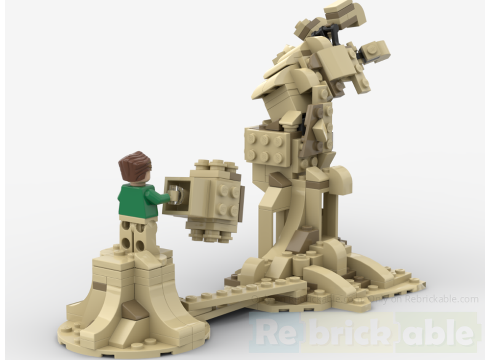 LEGO MOC Sandman's sand-hand by Foreign_Brick_ | Rebrickable - Build ...