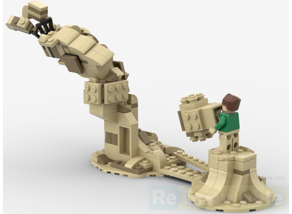LEGO MOC Sandman's sand-hand by Foreign_Brick_ | Rebrickable - Build ...