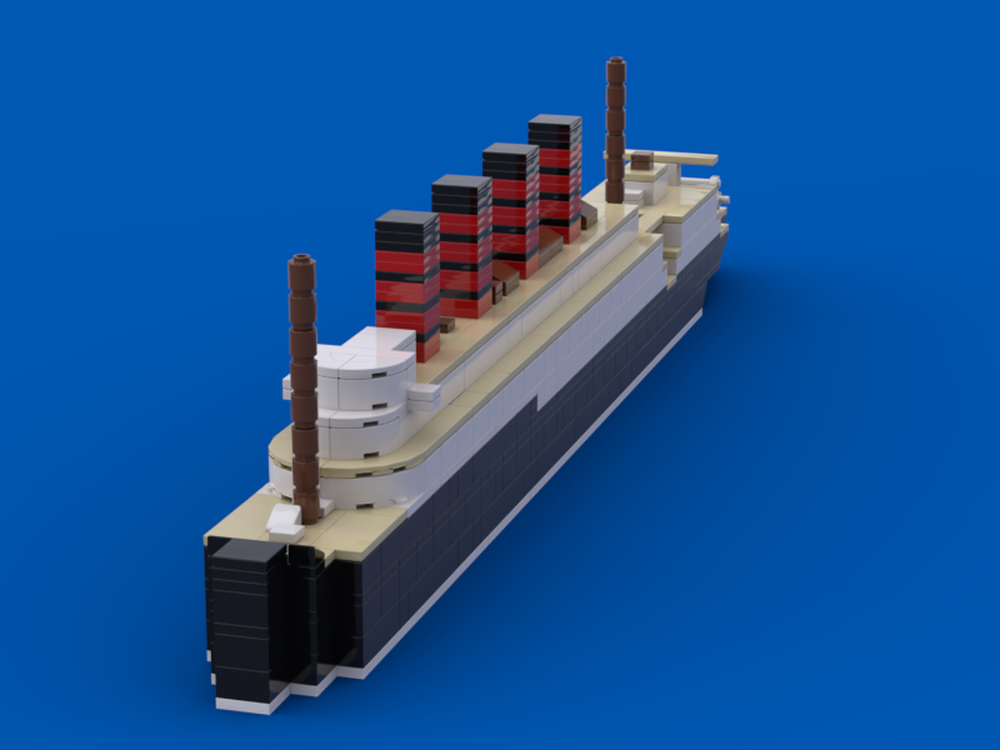 LEGO MOC RMS Lusitania (PREWAR) by TerminatorFan1984 | Rebrickable - Build with LEGO