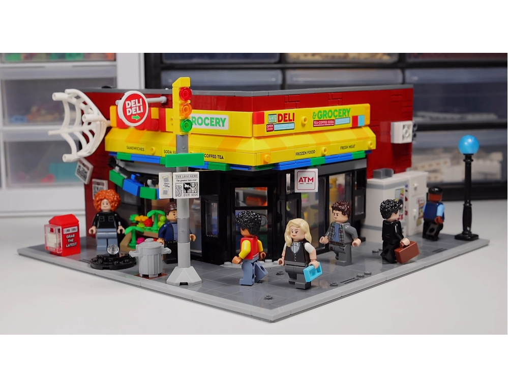 LEGO MOC Lego 76311 Spider-Man Convenience Store upgrade MOC drawings ...