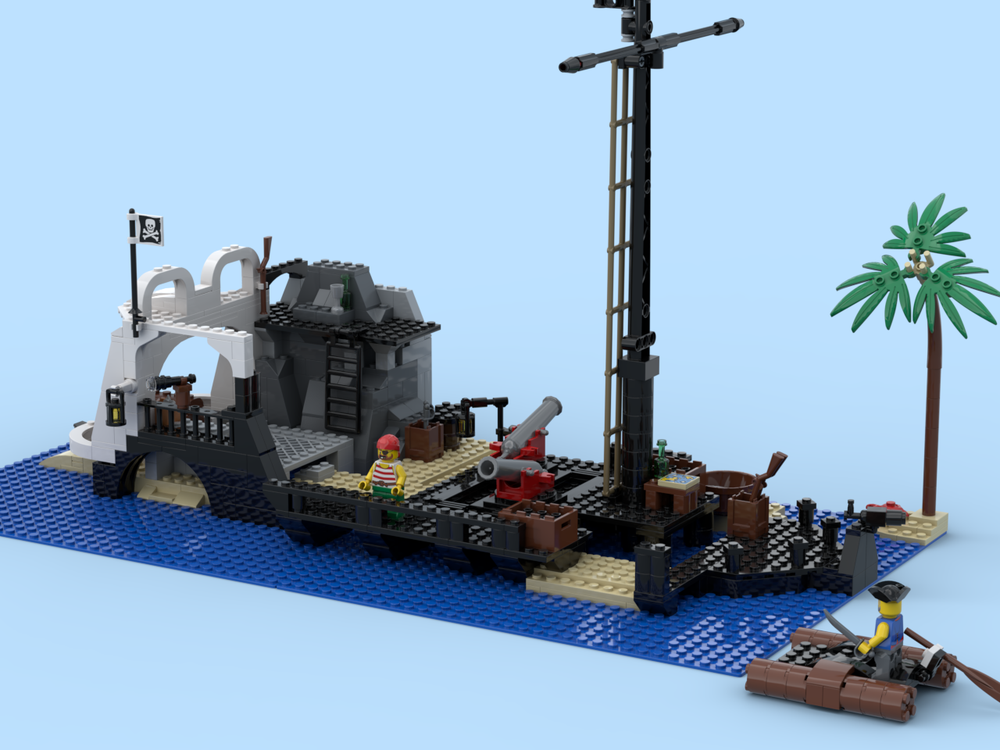 LEGO MOC Shipwreck Island (6296) by Denis-O | Rebrickable - Build with LEGO