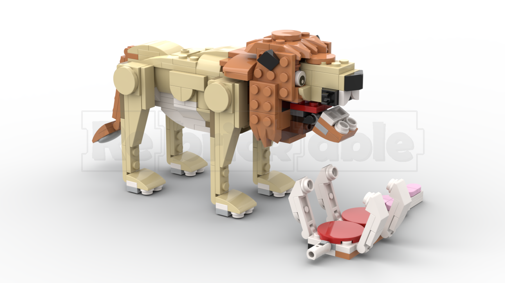 LEGO MOC Indomitable Lion (LEGO 31137 Alternate) by pluTOMium ...