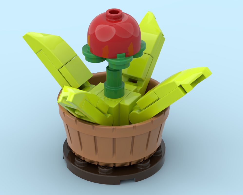 LEGO MOC Little flower by Kiskoko | Rebrickable - Build with LEGO