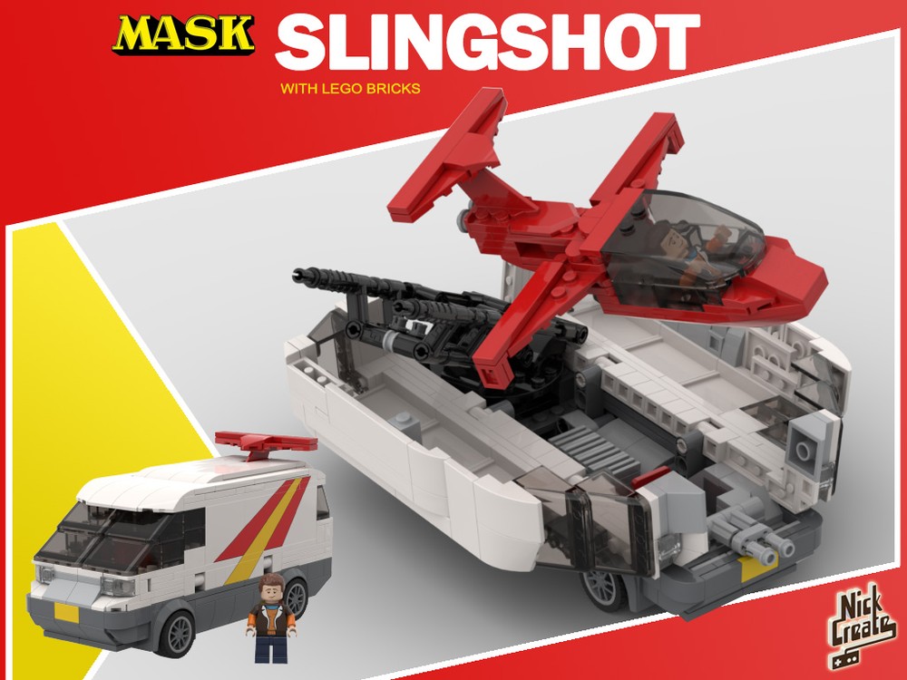 LEGO MOC M.A.S.K. Slingshot RV Van by NickCreate | Rebrickable - Build ...