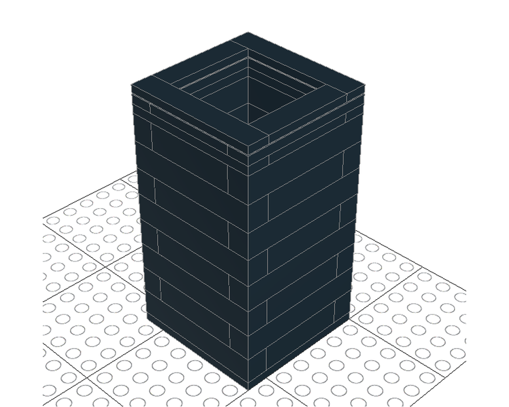 LEGO MOC 6x6 pencileholder by gusmog | Rebrickable - Build with LEGO