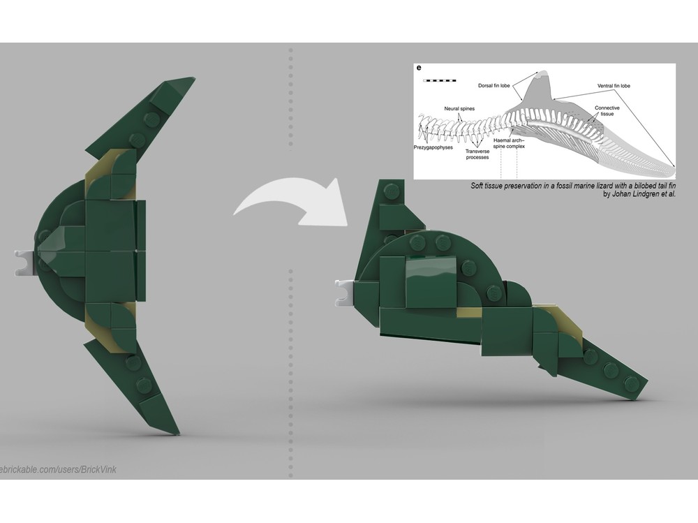 LEGO MOC Mosasaurus by BrickVink | Rebrickable - Build with LEGO