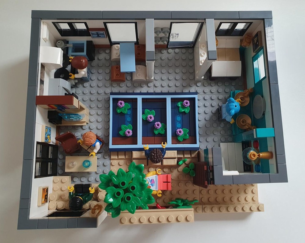 LEGO MOC Bungalow with patio by Rizzolego | Rebrickable - Build with LEGO