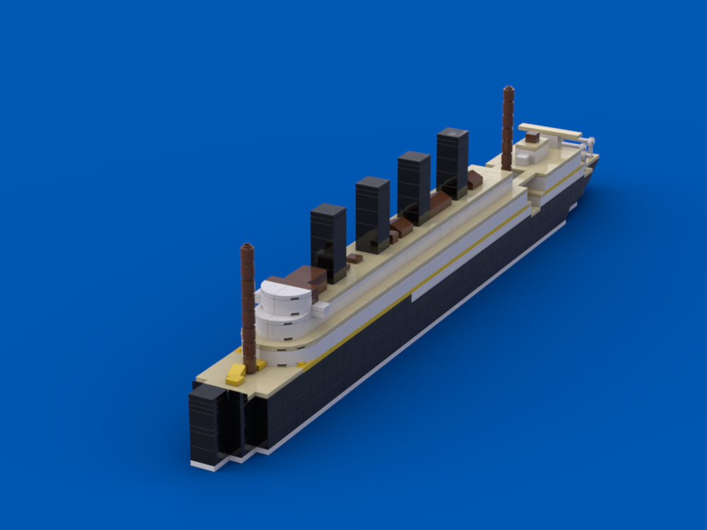 LEGO MOC RMS Lusitania (Wartime) by TerminatorFan1984 | Rebrickable ...