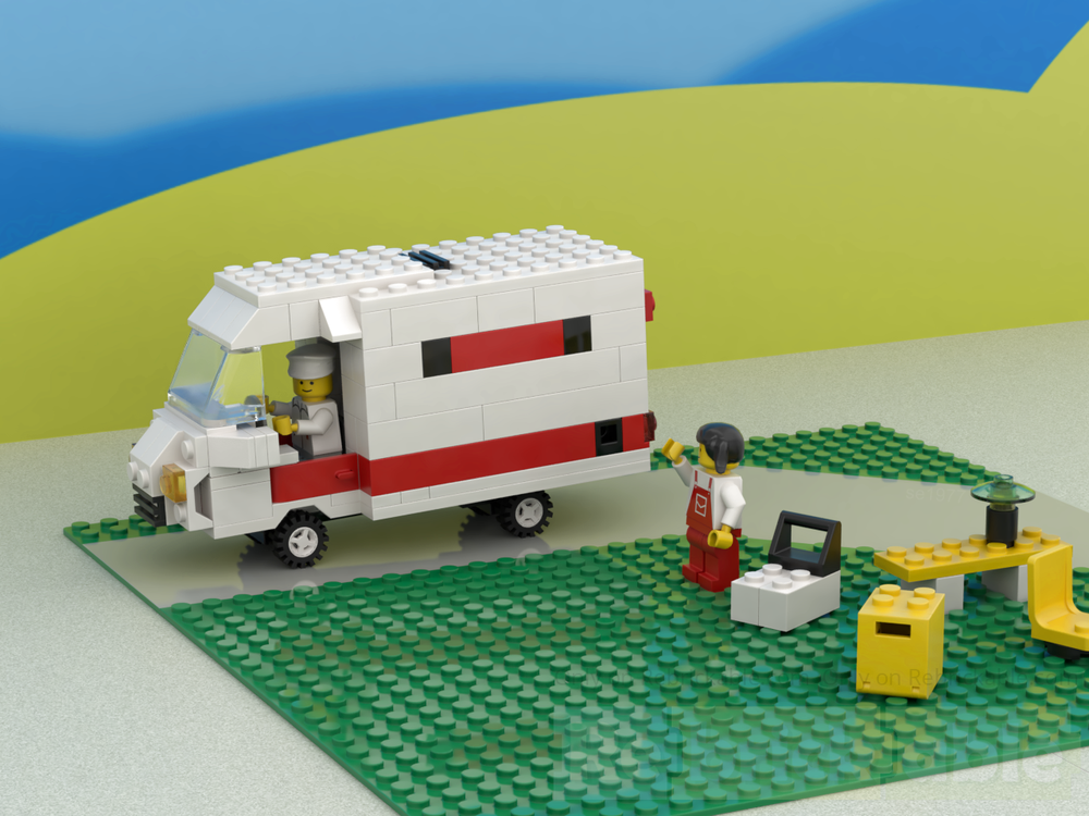 LEGO MOC 6380 Moving truck by se1977 | Rebrickable - Build with LEGO