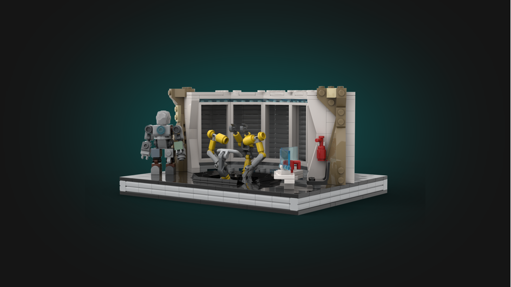 LEGO MOC Iron Man's Hall of Armor by obiblock | Rebrickable - Build ...