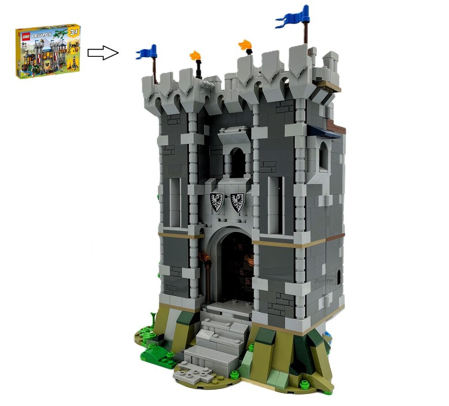 LEGO MOC Hilltop Castle Alternate build of 31120 Medieval Castle by re ...
