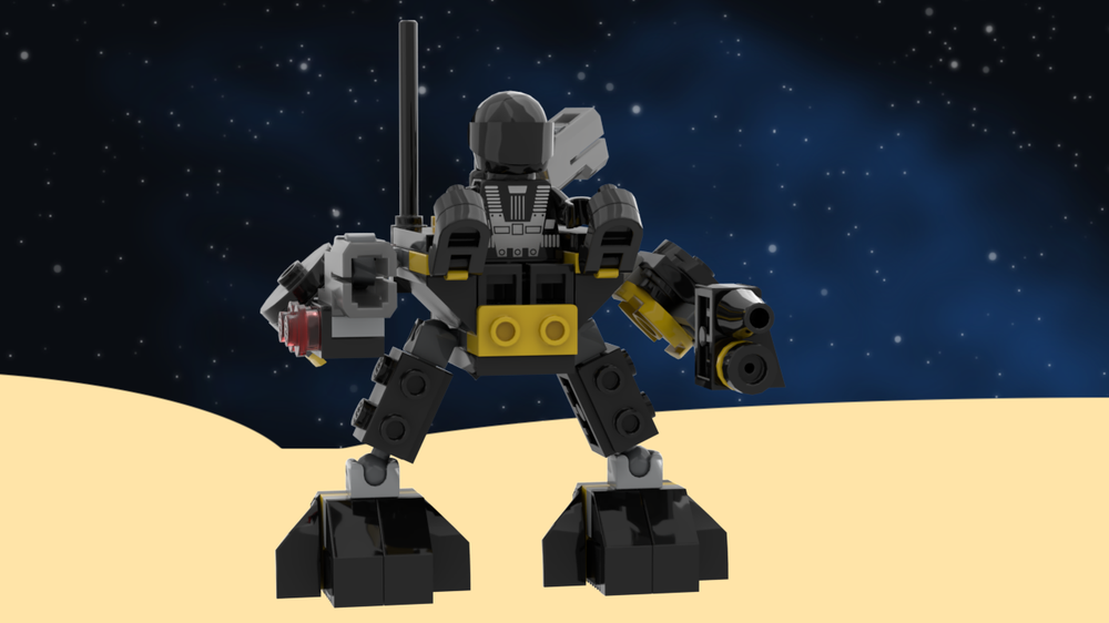 LEGO MOC Blacktron Tank Mech by watson.lego | Rebrickable - Build with LEGO