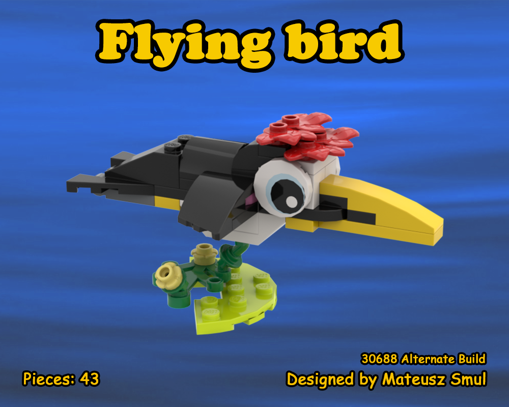 LEGO MOC Flying bird by DonPadreMateo | Rebrickable - Build with LEGO
