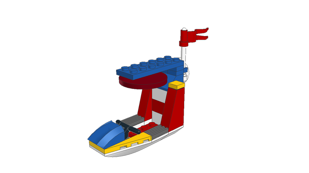 LEGO MOC 4937 Paddle Boat by julien1001 | Rebrickable - Build with LEGO