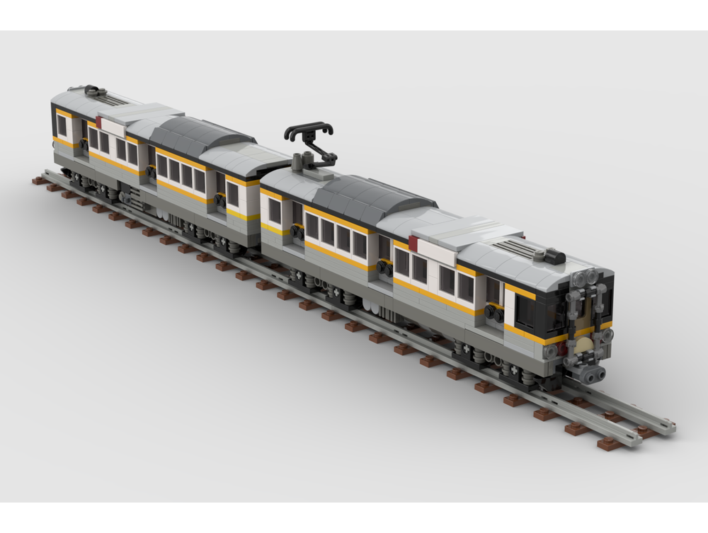 LEGO MOC Japanese commuter Train by Patsal021 | Rebrickable - Build ...