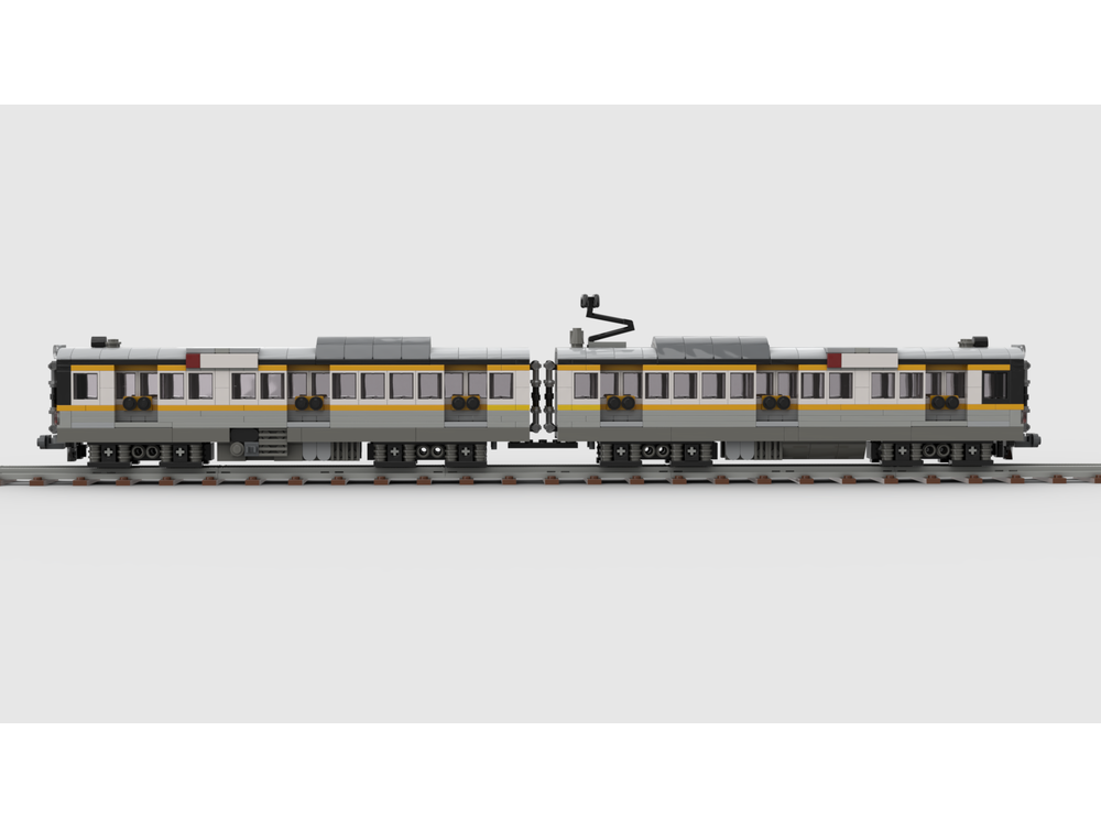 LEGO MOC Japanese commuter Train by Patsal021 | Rebrickable - Build ...