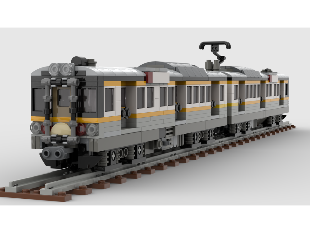 Lego Moc Japanese Commuter Train By Patsal021 Rebrickable Build