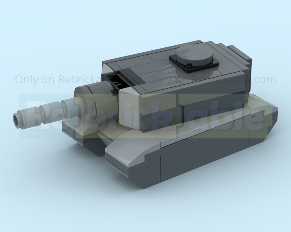 LEGO MOC Futuristic Tank by LegoBuildo | Rebrickable - Build with LEGO
