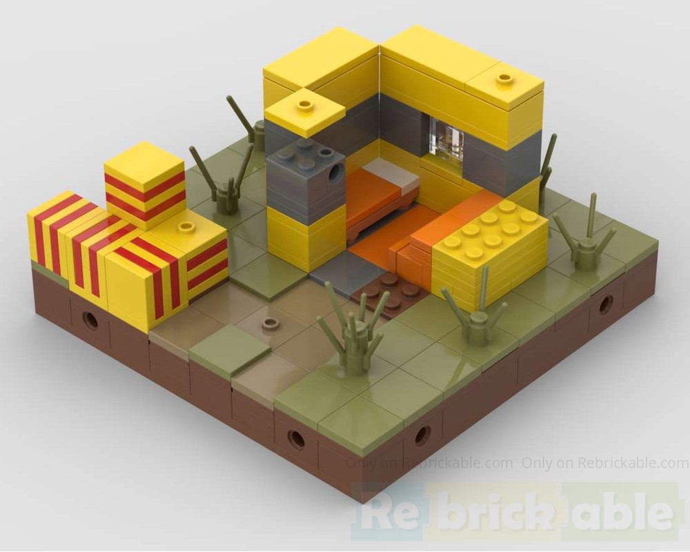 LEGO MOC-212890 the Savanna_Village part A by zzk | Rebrickable - Build ...