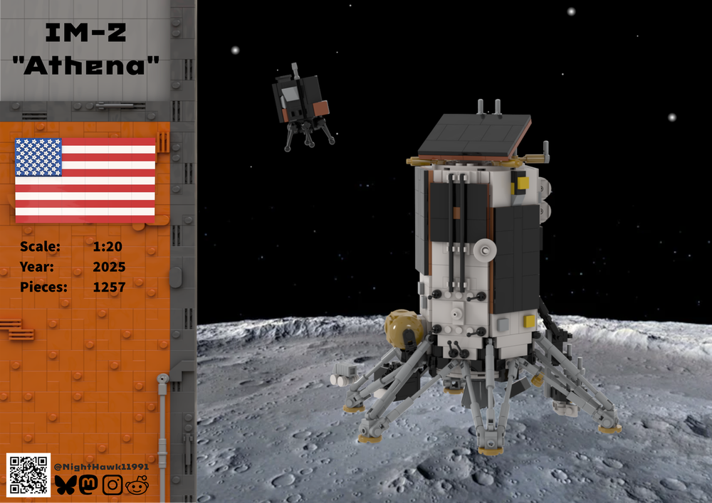 LEGO MOC IM-2 "Athena" 1:20 by NightHawk11991 | Rebrickable - Build ...