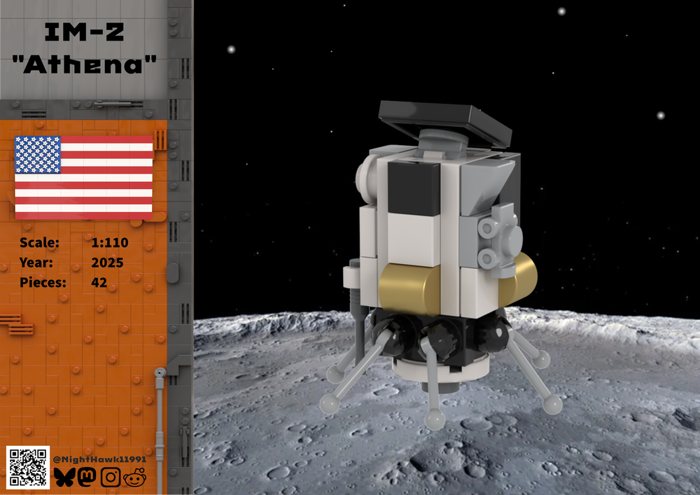 LEGO MOC IM-2 "Athena" (1:110) by NightHawk11991 | Rebrickable - Build ...