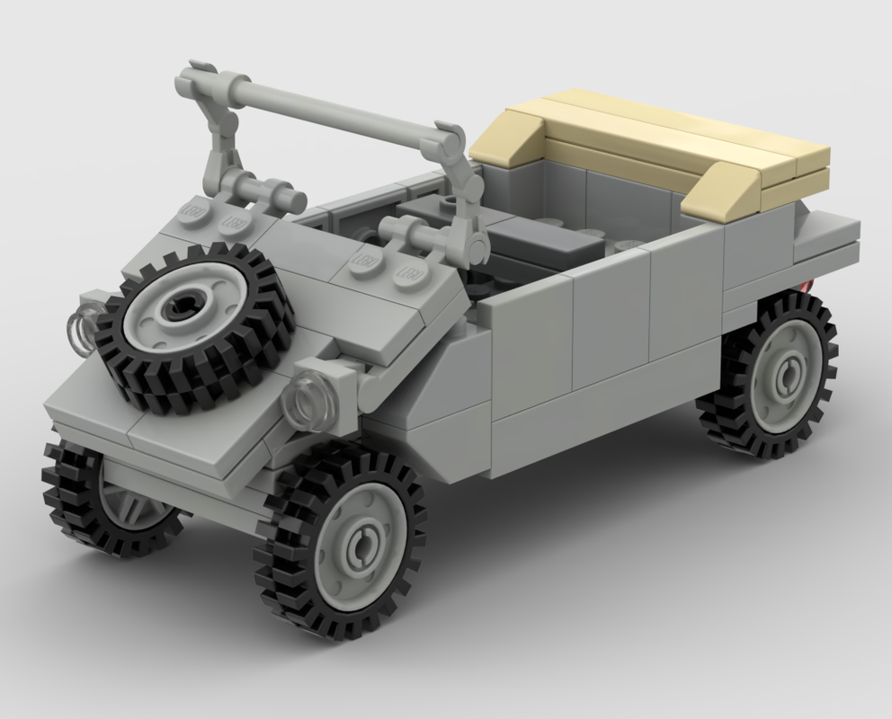 LEGO MOC WW2 German Kübelwagen by LegoPattonFilms | Rebrickable - Build with LEGO