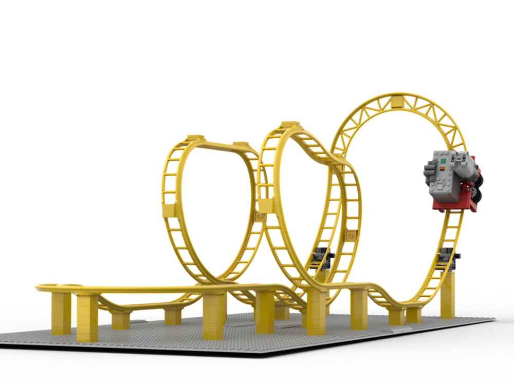 LEGO MOC-212925 Roller coaster with motorized vehicle by jemunoz0 ...