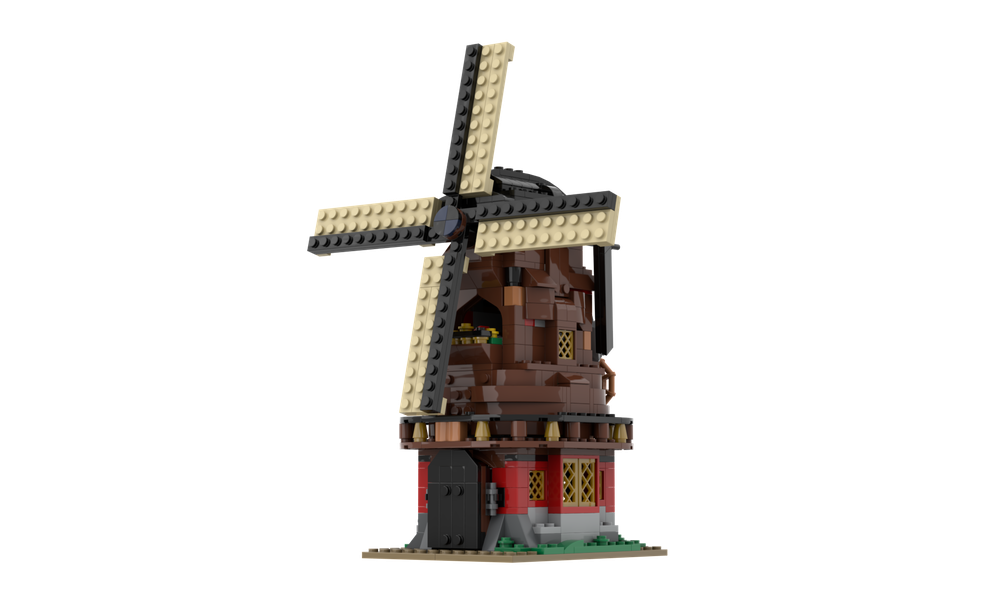 LEGO MOC Windmill Market by Jappelsap98 | Rebrickable - Build with LEGO